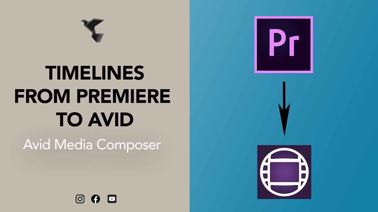 TIMELINES FROM PREMIERE TO AVID - TUTOTIPS AVID MEDIA COMPOSER - YouTube