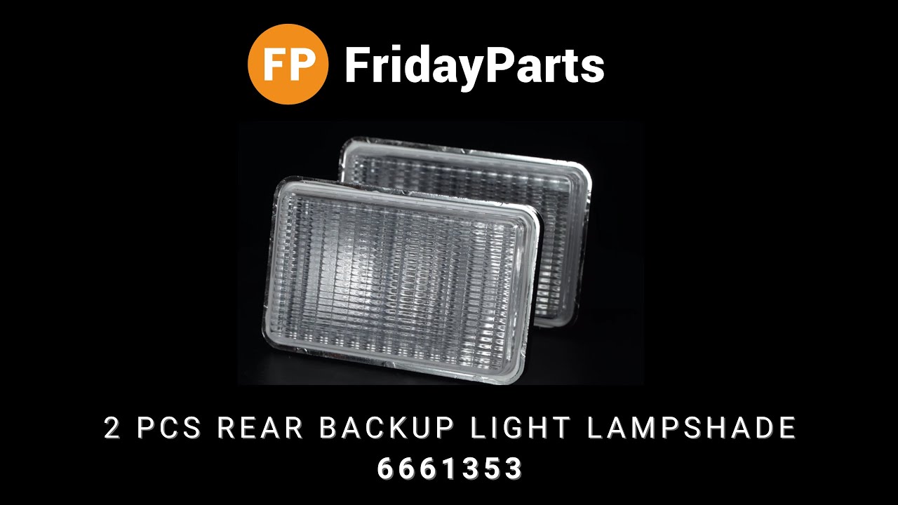 2 Pcs Rear Backup Light Lampshade 6661353 for Bobcat Skid Steer Loader ...