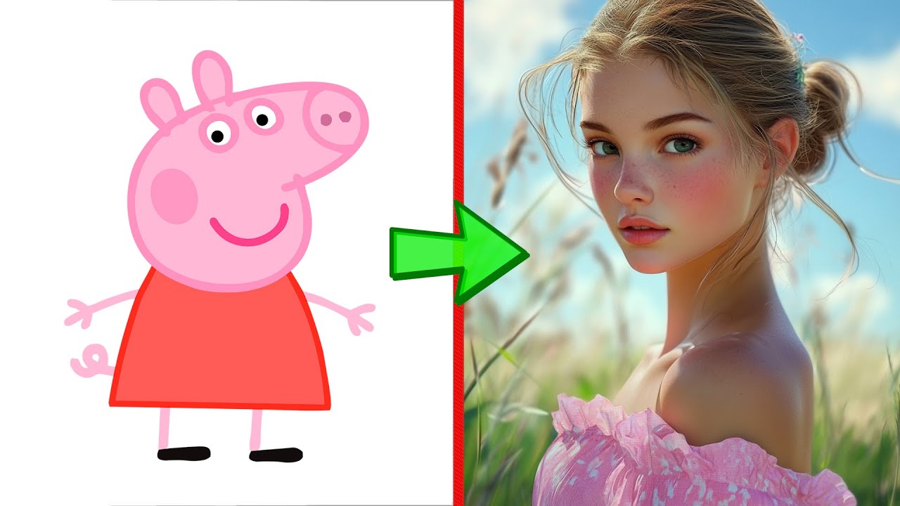 PEPPA PIG Characters as Humans 😱 Peppa Pig , George , Suzy , Rebecca 🐷 ...