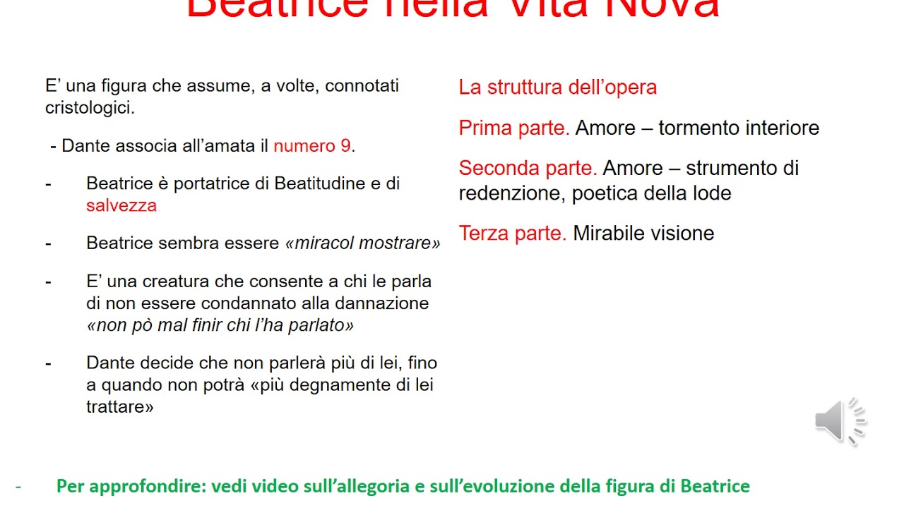 LA VITA NOVA - La vita nuova di Dante Alighieri Sintesi - YouTube