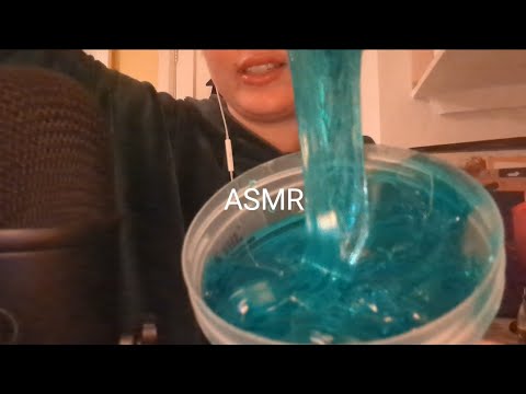ASMR Slime, sticky tapping and rambles - YouTube