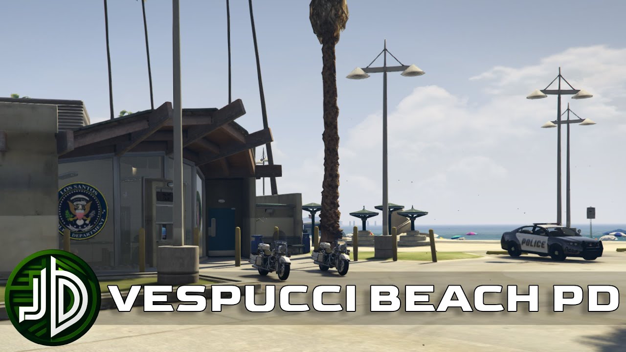 [FiveM] Vespucci Beach - Police Department | MLO Showcase GTAV - YouTube