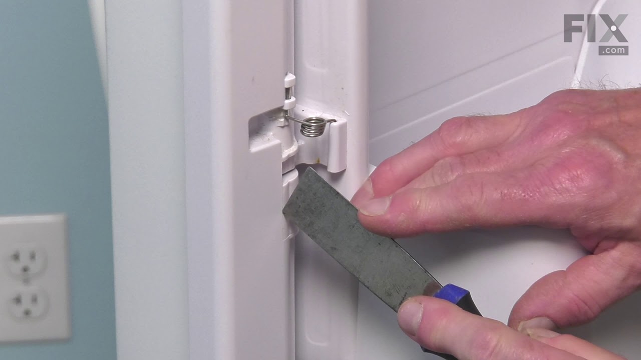 Samsung Refrigerator Repair - How to Replace the Hinge Cap - YouTube