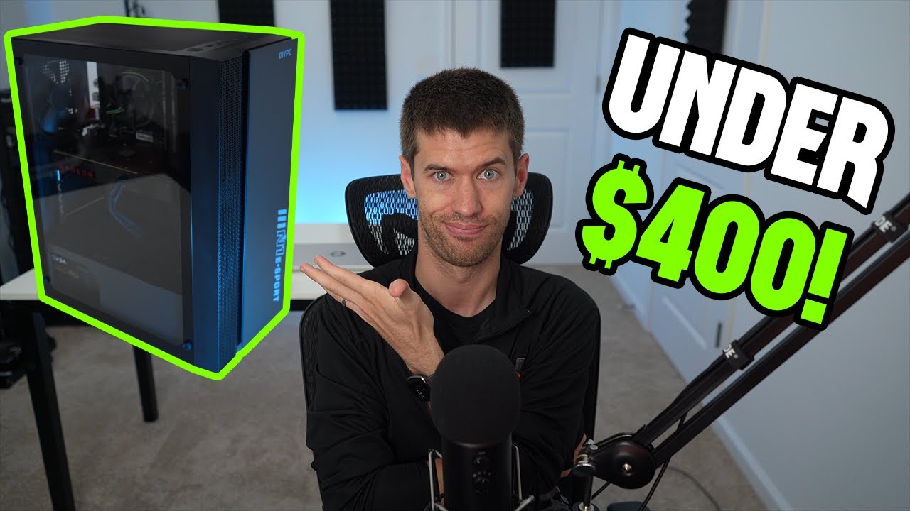 I Built a Gaming PC UNDER $400 - YouTube