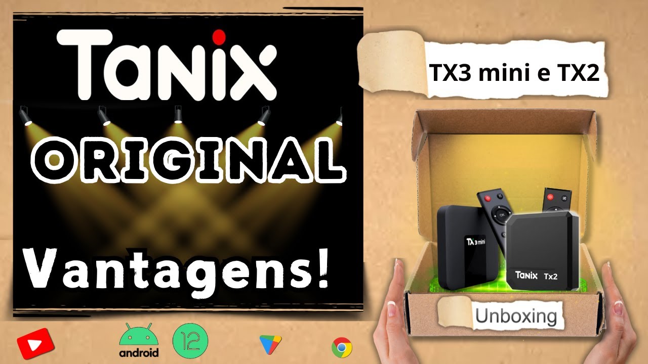 Unboxing Tx3 e Tx2 Originais da Tanix (Verificação com o App AIDA e ...