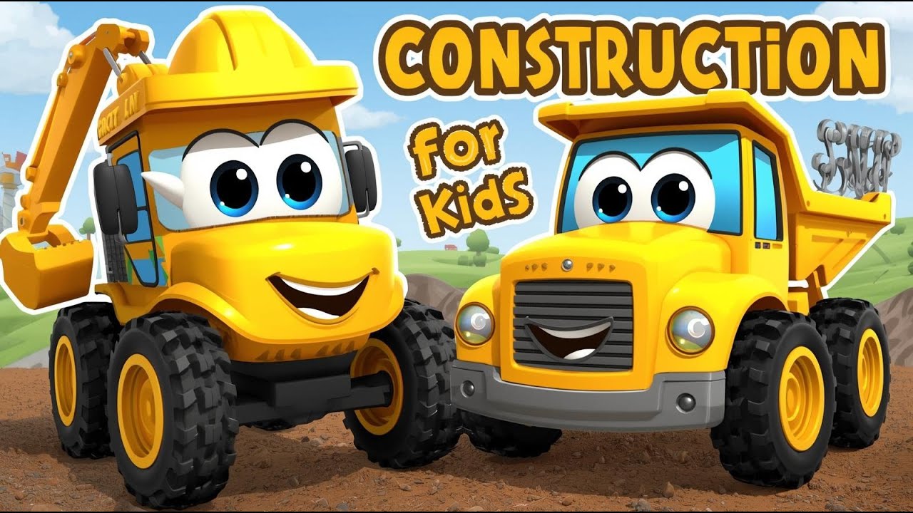 Building Site Dance Party 🏗️ | Fun Construction Song for Kids - YouTube