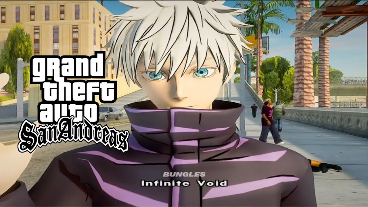 GOJO SATORU MOD GTA SAN ANDREAS - YouTube