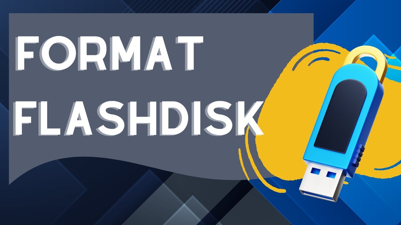 Cara Format Flashdisk Baru - How To Format New Flashdisk - YouTube