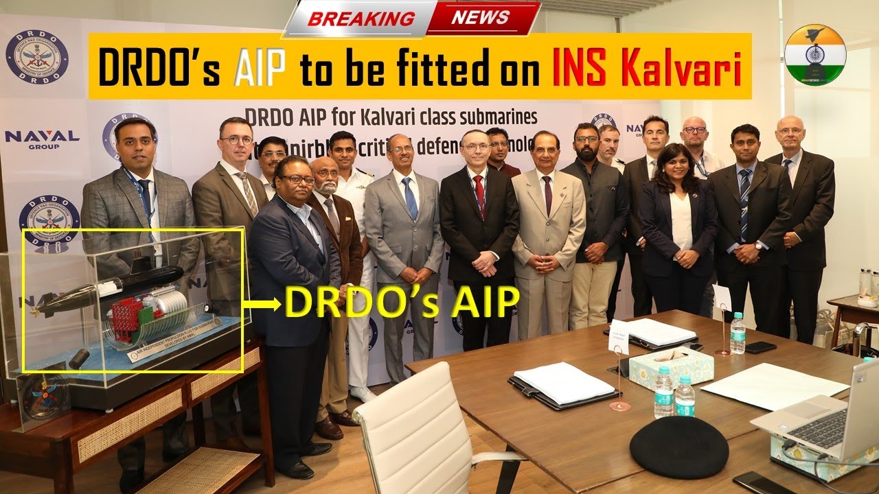 NMRL & Naval Group to fit DRDO’s AIP in Kalvari Class Submarine #drdo # ...