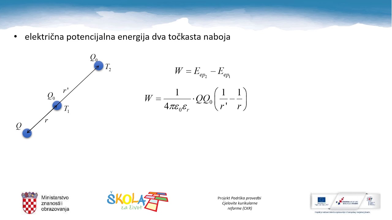 Fizika 2.r. SŠ - Električni potencijal i napon - YouTube