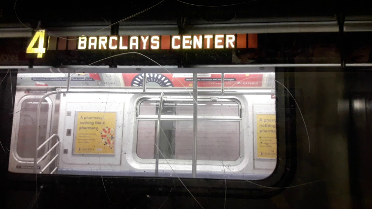 R142A (4) to Atlantic Ave LCD Destination Side Sign - YouTube