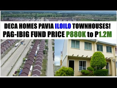 DECA HOMES PAVIA ILOILO TOWNHOUSES! PAG-IBIG FUND PRICE P880K to P1.2M ...