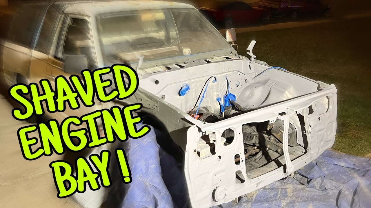 MINITRUCK SHAVED ENGINE BAY ! - YouTube