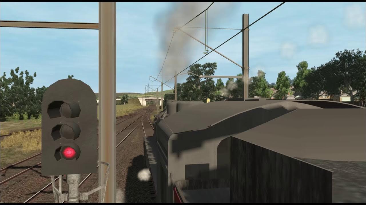 Trainz TRS19 NSW 59 Class Excursion - NSW Illawarra South Coast progress tour - YouTube