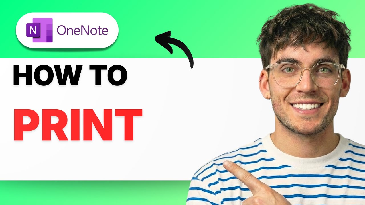 How to Print from Microsoft Onenote [2026 Full Guide] - YouTube