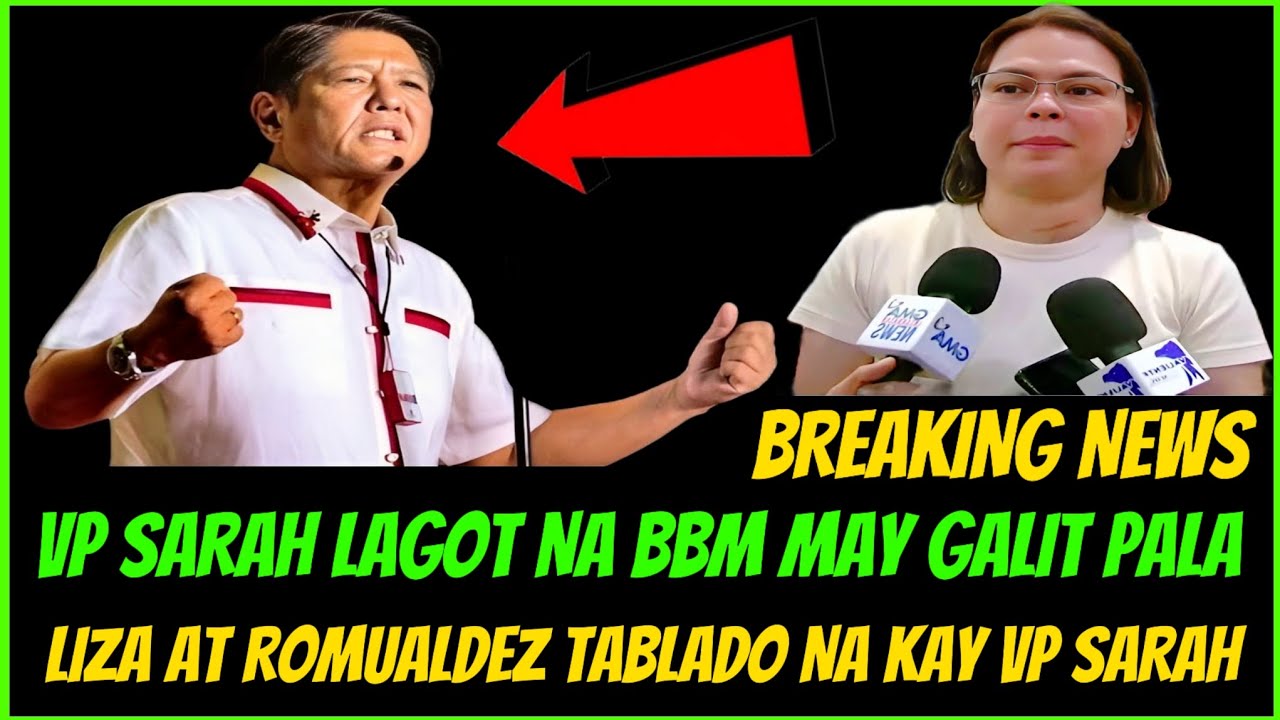 VP SARAH LAGOT NA BBM MAY GALIT PALA ️LIZA TABALADO NA SA DUTERTE ️ - YouTube