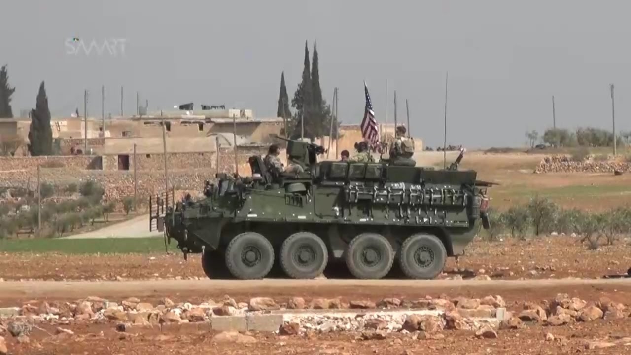 US Special Forces With Stryker Armored Vehicle Captured On Camera In ...