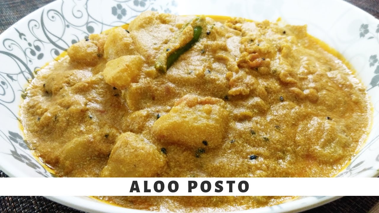 Aloo Posto | Potato with Poppy Seeds | Alu Posto Recipe | Jewel's ...