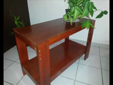 DIY butt joint coffee table(table a café assemblage bout à bout) - YouTube
