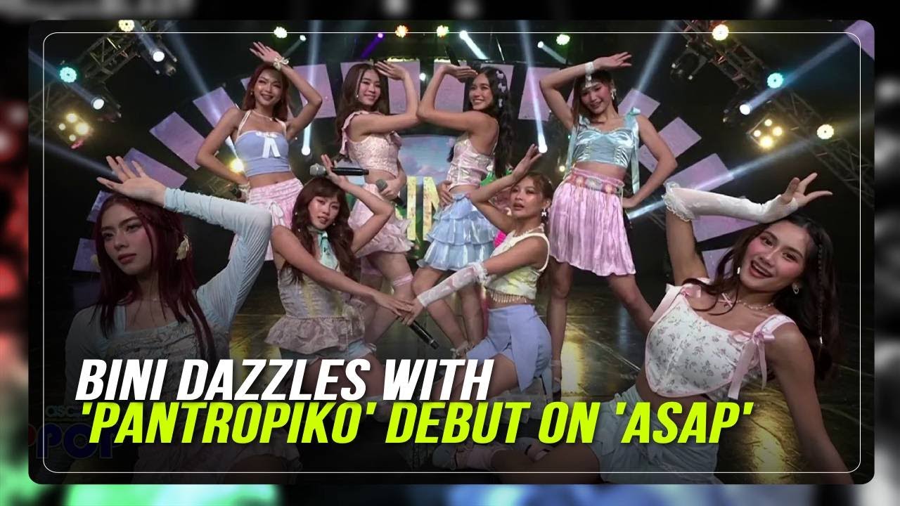BINI dazzles with 'Pantropiko' debut on 'ASAP' | ABS-CBN News - YouTube