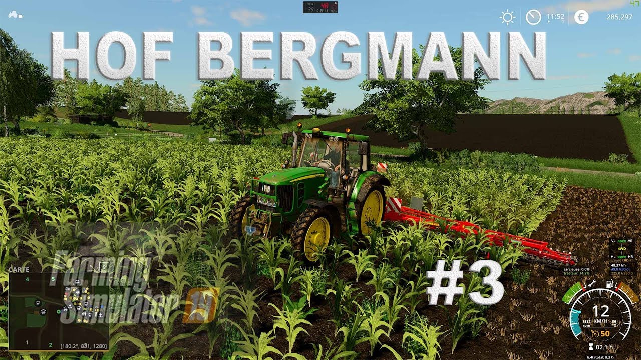 HOF BERGMANN EPISODE 3 Farming simulator 19 - YouTube