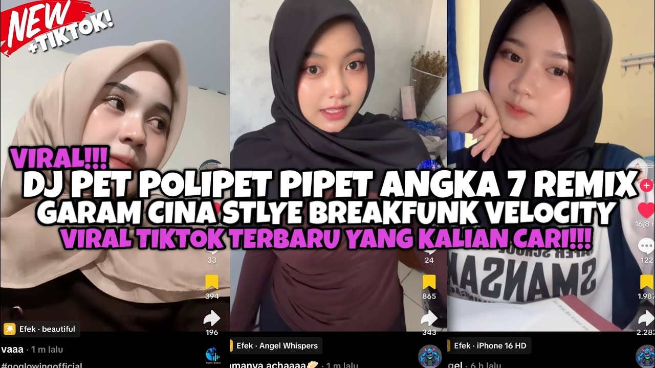 DJ PET POLIPET PIPET ANGKAT 7 | DJ GARAM CINA REMIX VIRAL TIKTOK ...