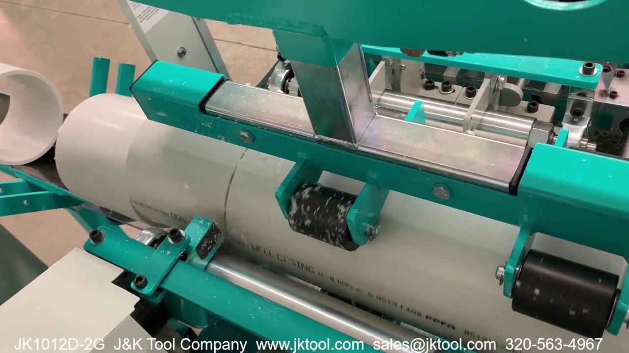 JK1012D-2G Groove Cutting & Part Off Machine - J&K Tool Co. - YouTube