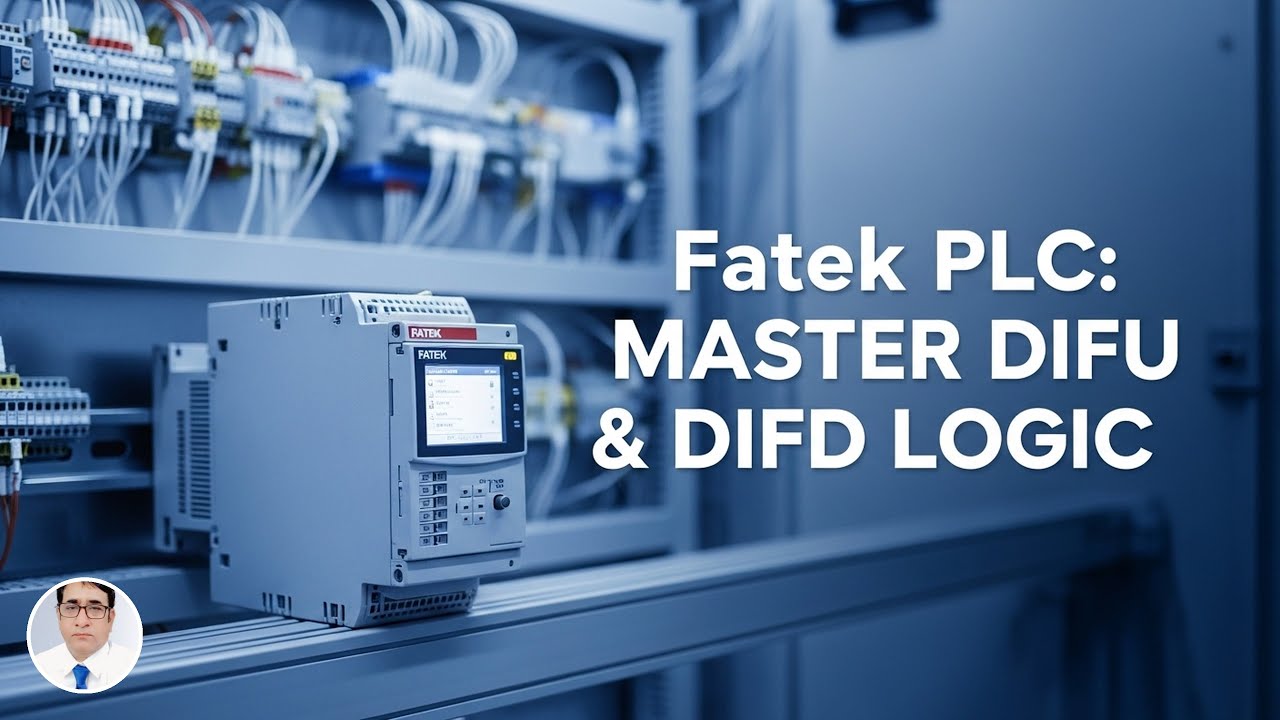 how can use (DIFU & DIFD) command in Fatek plc - YouTube