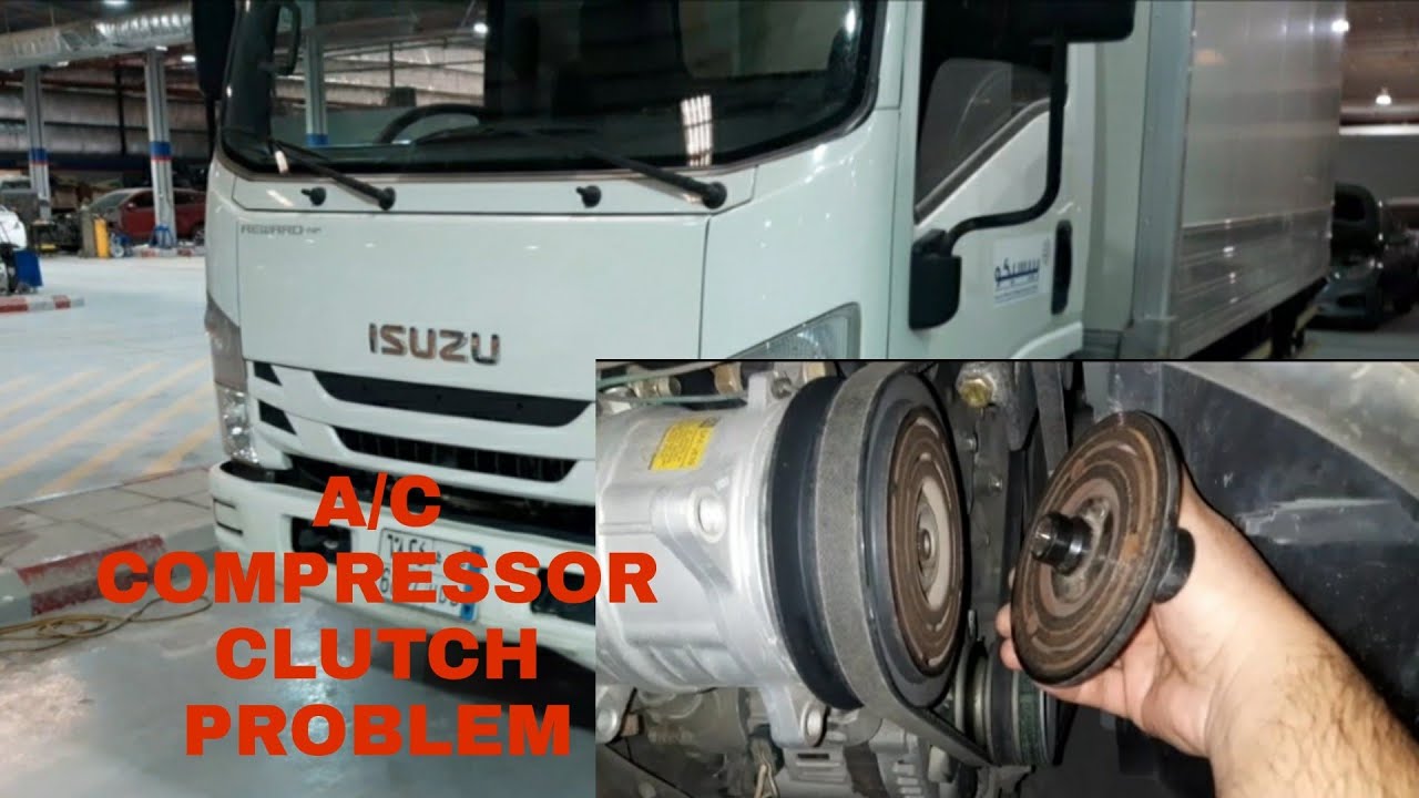 Isuzu Reward A/C Not Cooling / Clutch Problem/ Compressor Noise - YouTube