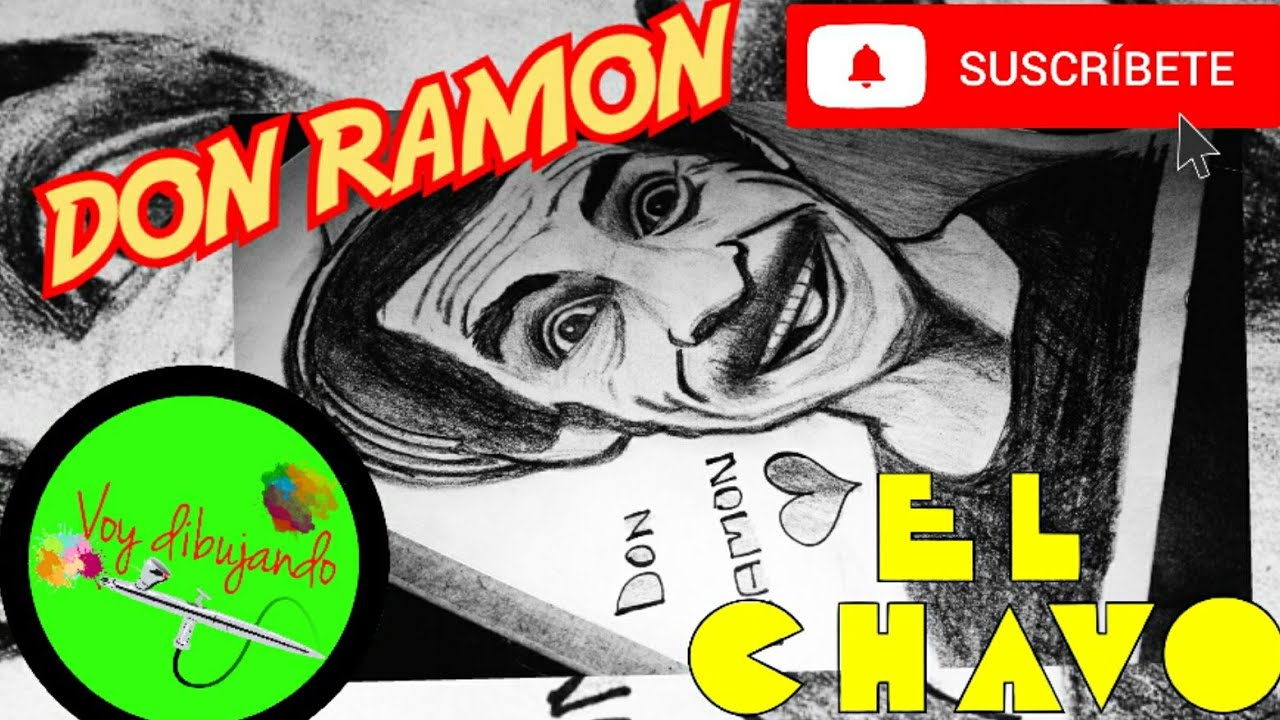 DON RAMON 😍DIBUJO PASO A PASO A LAPIZ/HOMENAJE A LA SERIE EL CHAVO DEL ...