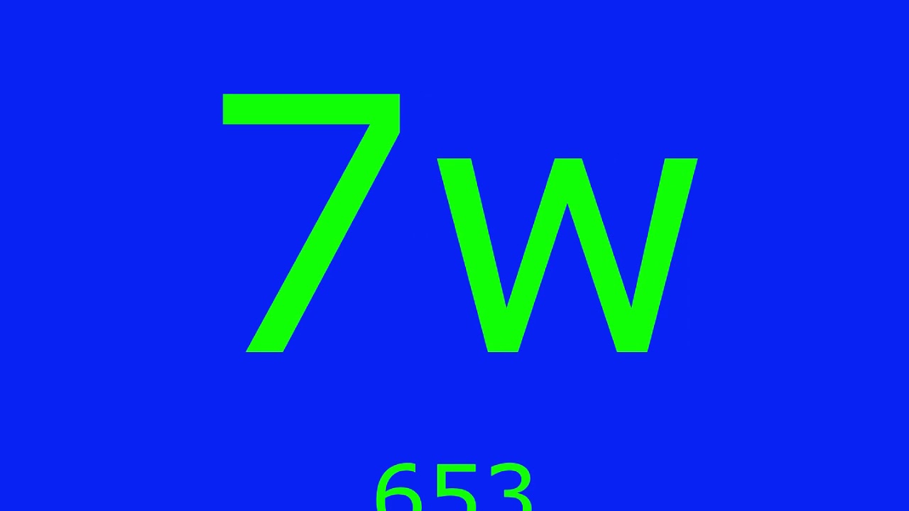 Ascii85 Numbers 1 to 1000 - YouTube