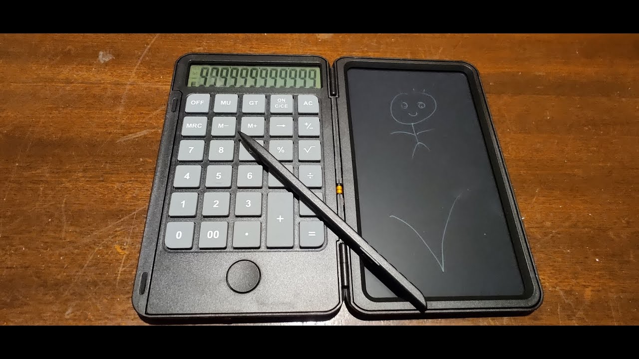 Banggood NEWYES Desktop Calculator with Portable LCD Handwriting Screen ...