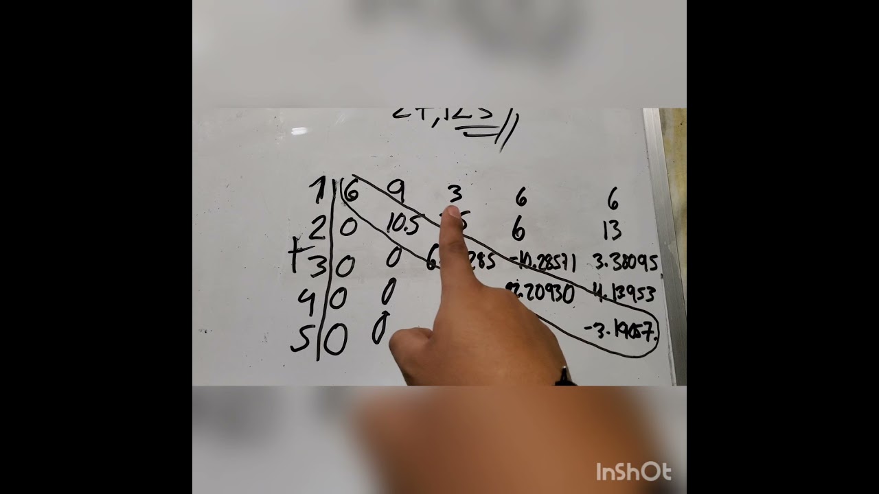 Matriz 5x5 Metodo de Crammer - YouTube