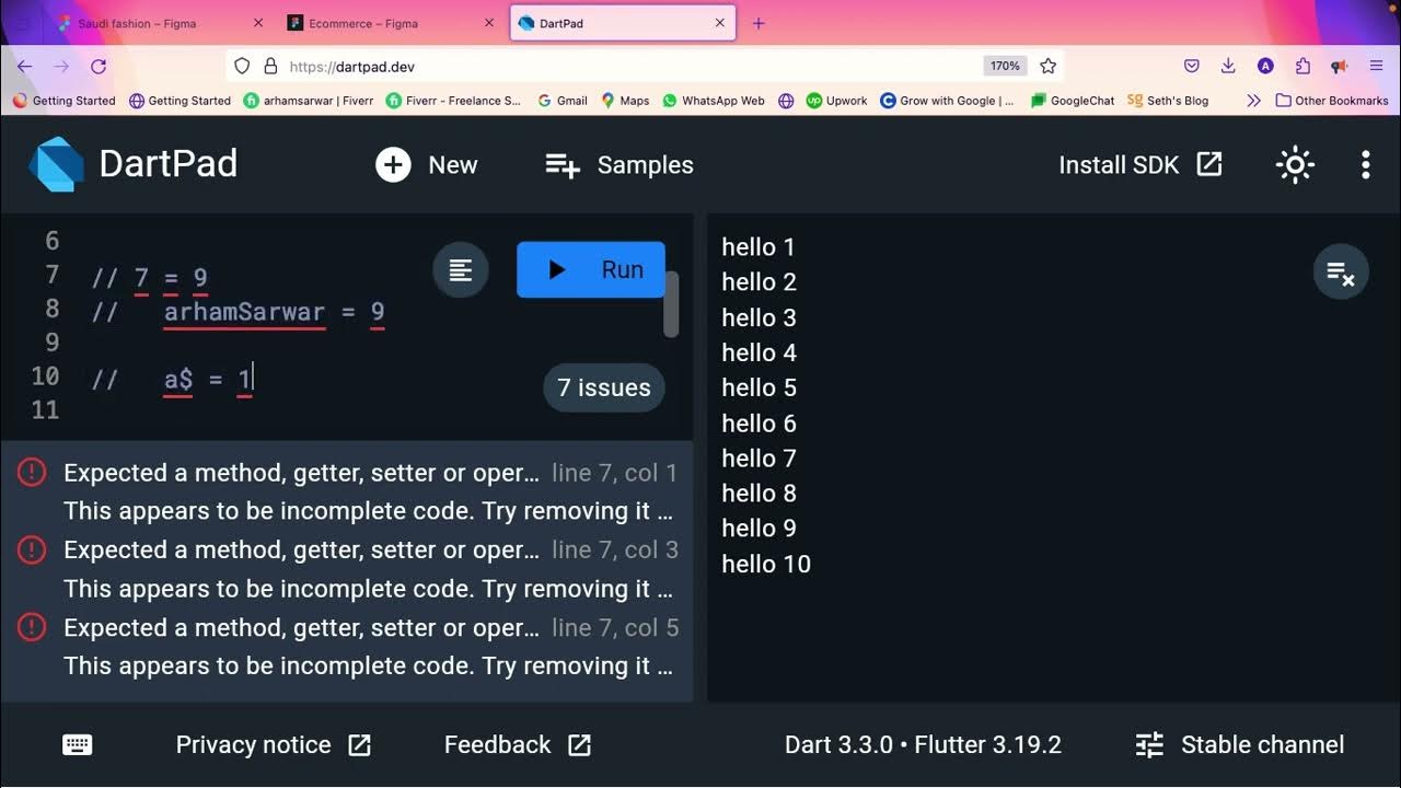 #20 | Variables Basic | Dart Programming | Part 1 - YouTube