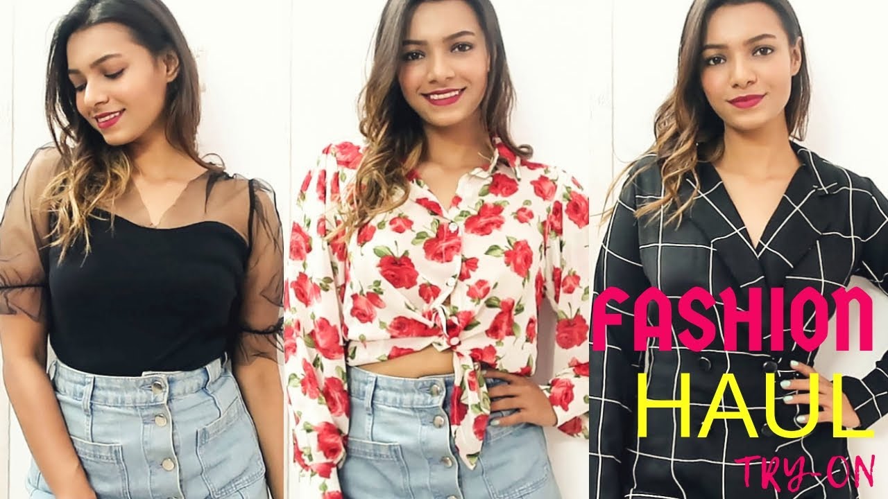 A HUGE TRY-ON FASHION HAUL!! (FALL/WINTER TRENDS) - YouTube