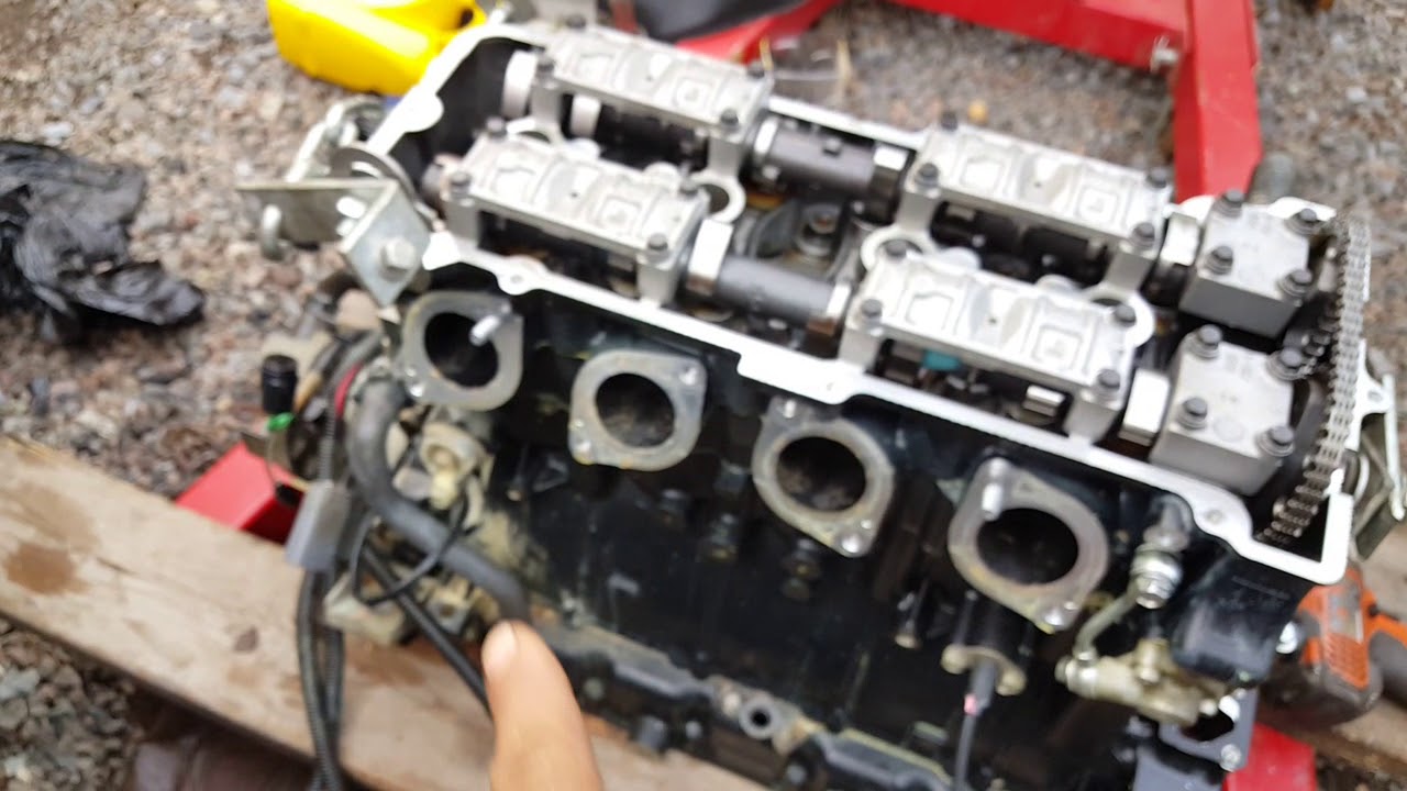 2013 YAMAHA VXR 1.8, WATER INSIDE OF THE ENGINE. #6 - YouTube