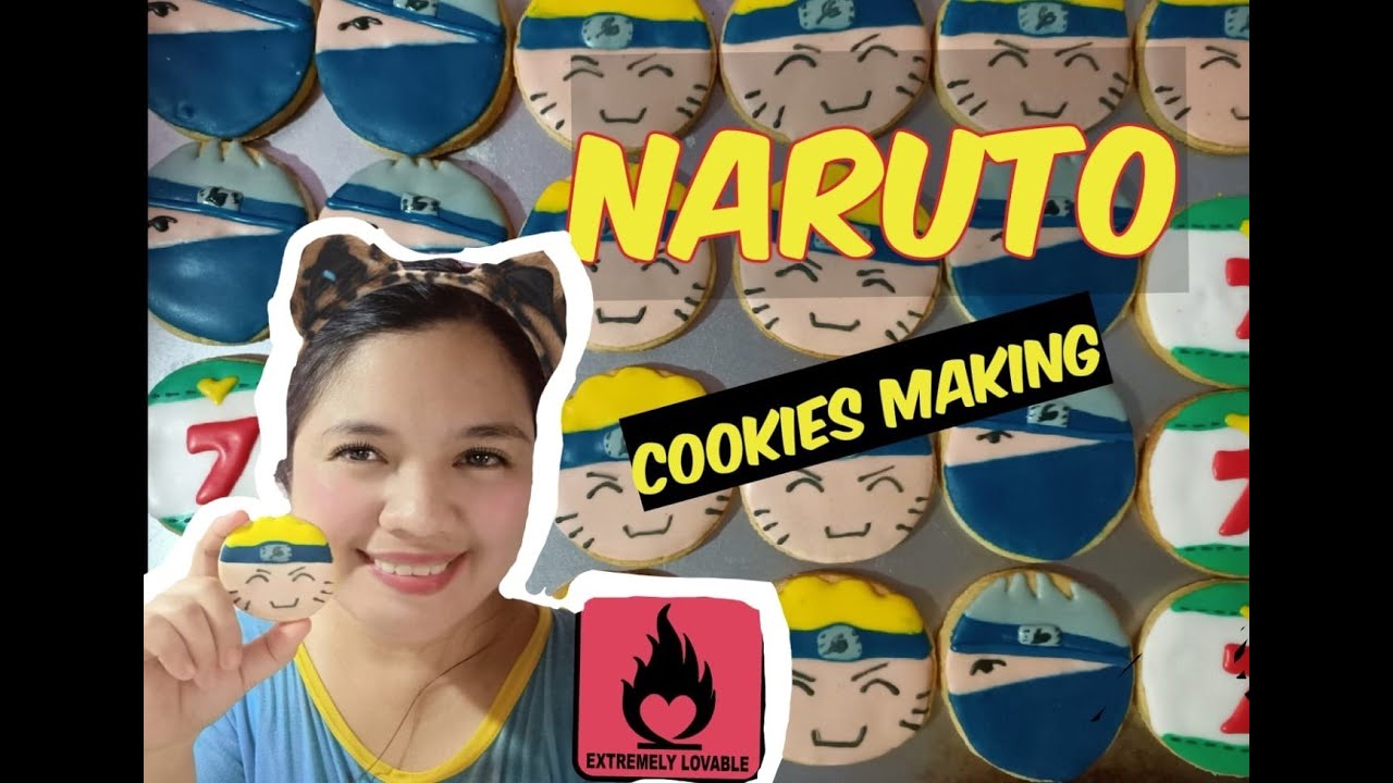 Naruto Sugar Cookies Making - YouTube