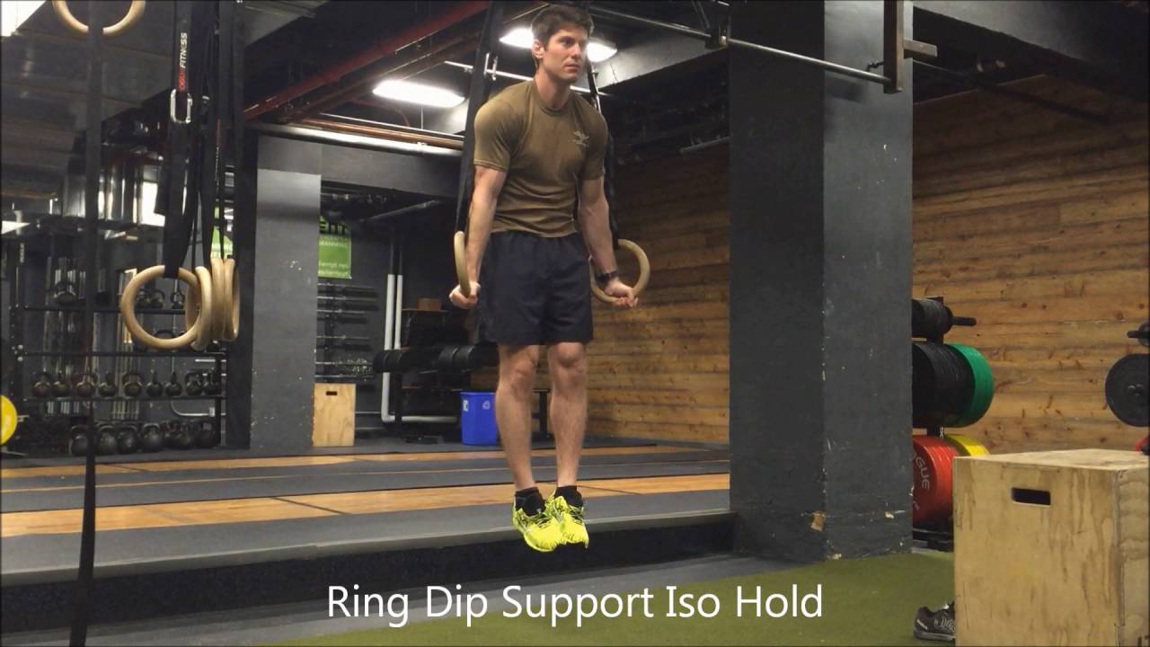 Resilient Performance - Ring Dip Support Iso Hold - YouTube