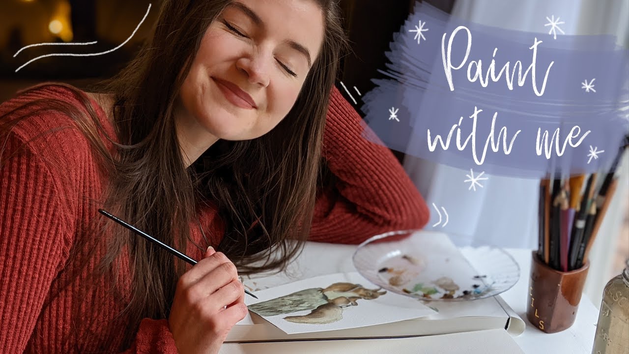 Paint With Me | Magical Watercolor Paintings - YouTube
