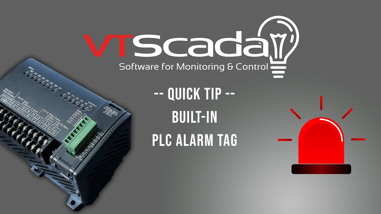 VTScada Quick Tip - Built-in PLC Alarm Tag - YouTube
