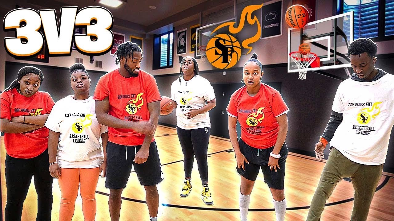SO FAMOUS 3 V 3 BASKETBALL GAME (HILARIOUS) - YouTube