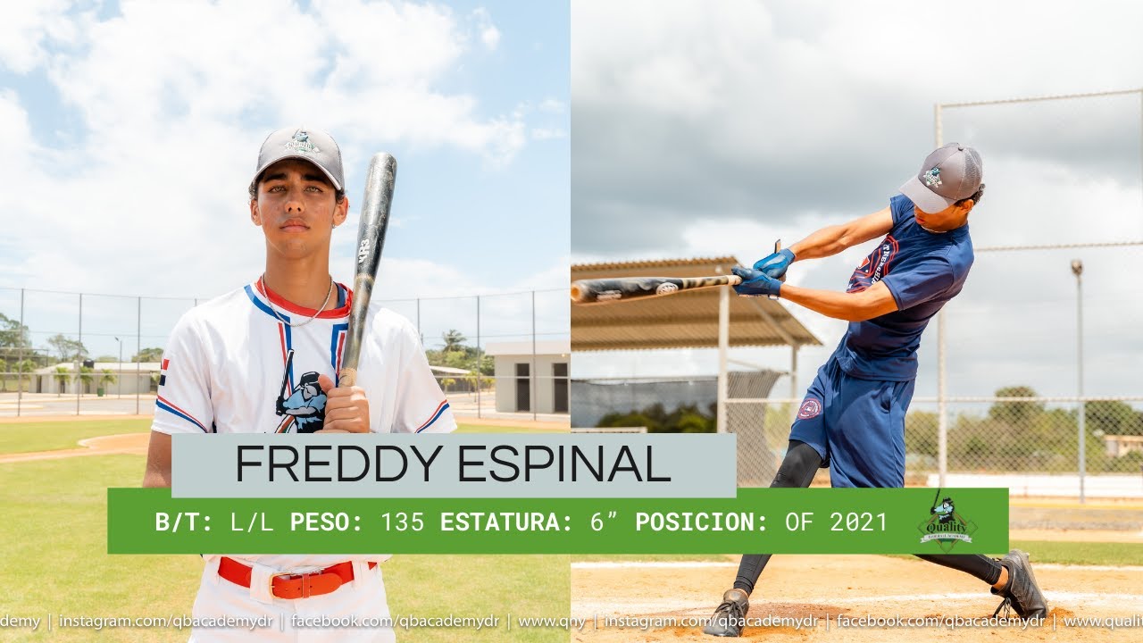 FREDDY ESPINAL OF 2021/ QUALITY BASEBALL ACADEMY - YouTube