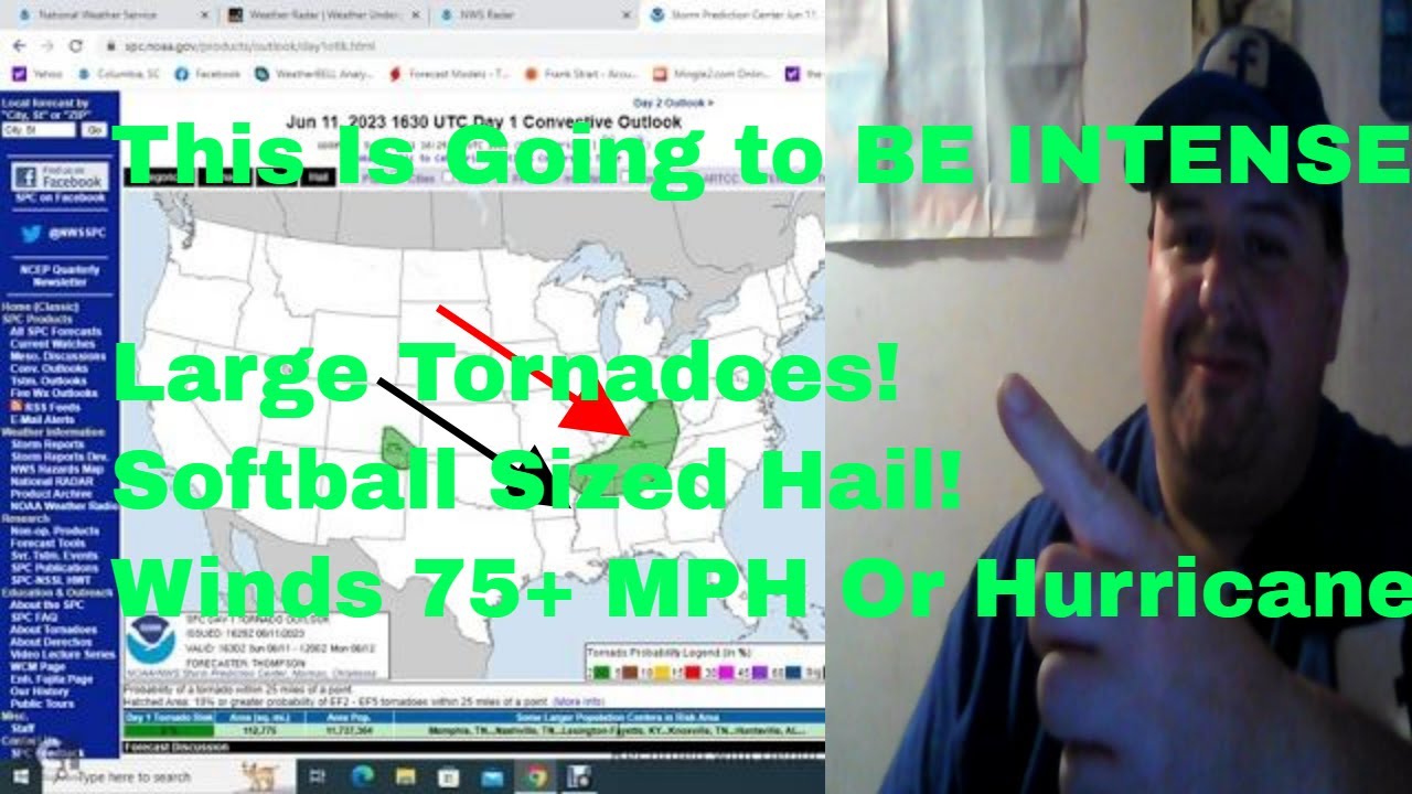 Lots of Severe Weather over the Next 3 Days! With A Few Tornadoes ...