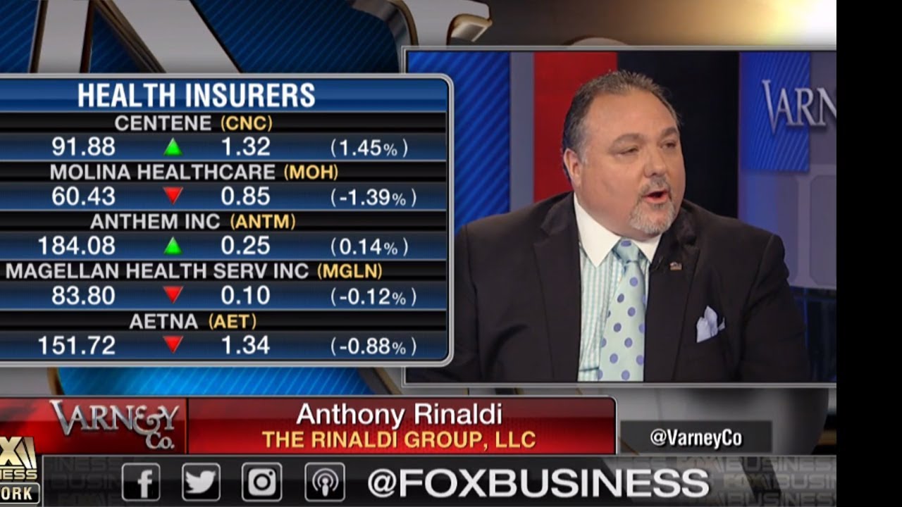 Anthony Rinaldi is interviewed by Fox Business News - Stuart Varney 10 ...