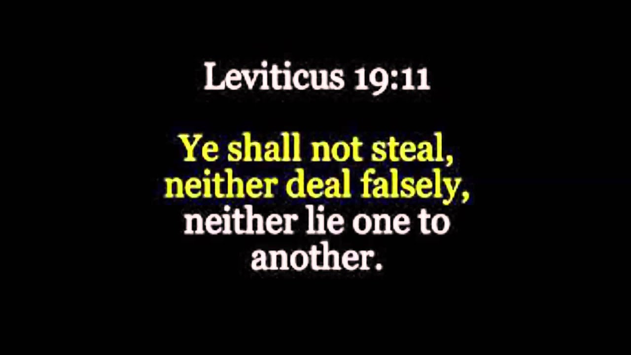 Leviticus 19 - YouTube