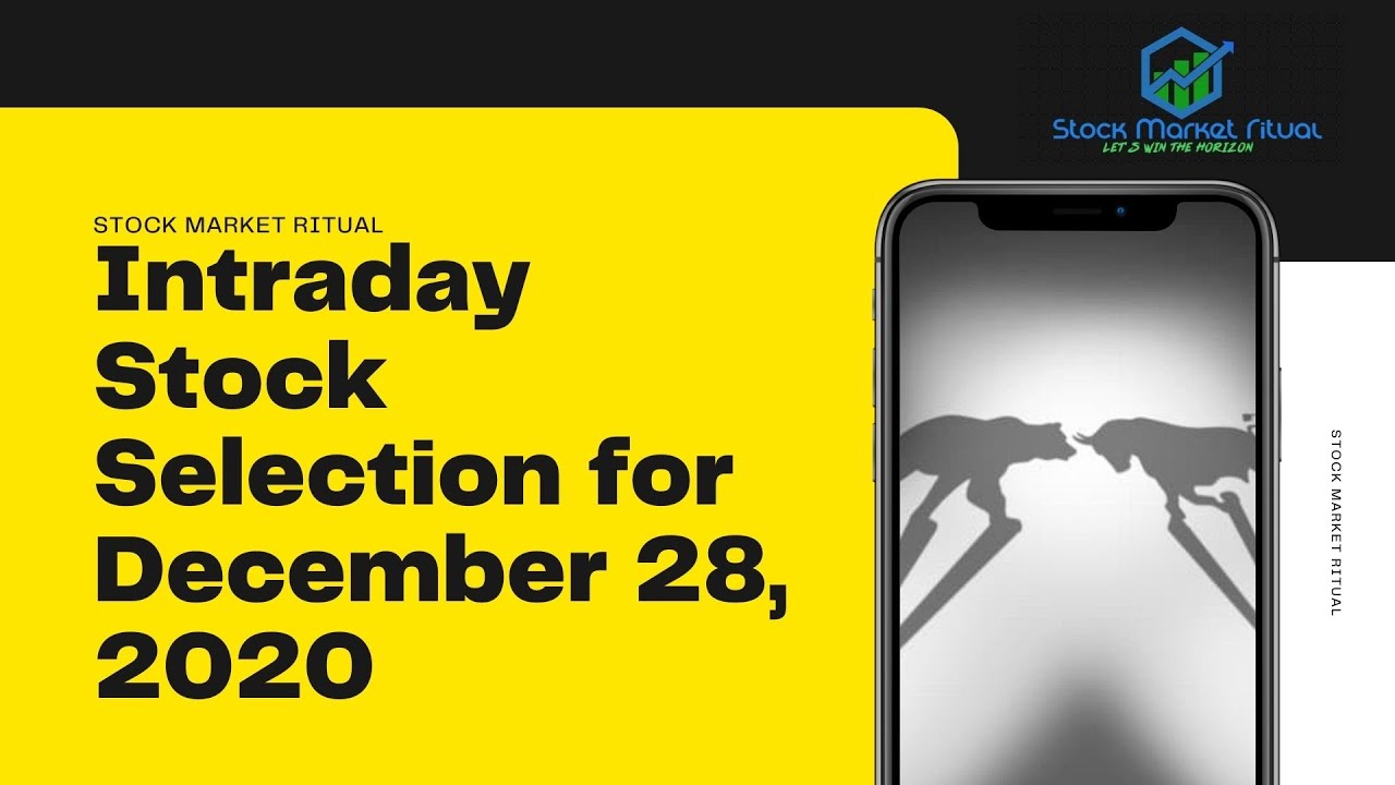 Best Stocks to Trade for December 28 2020 | Intraday Trading - YouTube