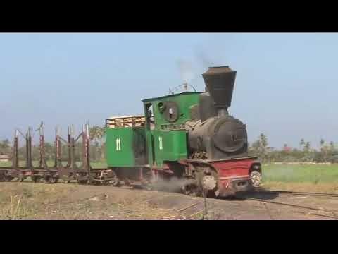 Sugar cane Steam. Java, Indonesia railways. - YouTube