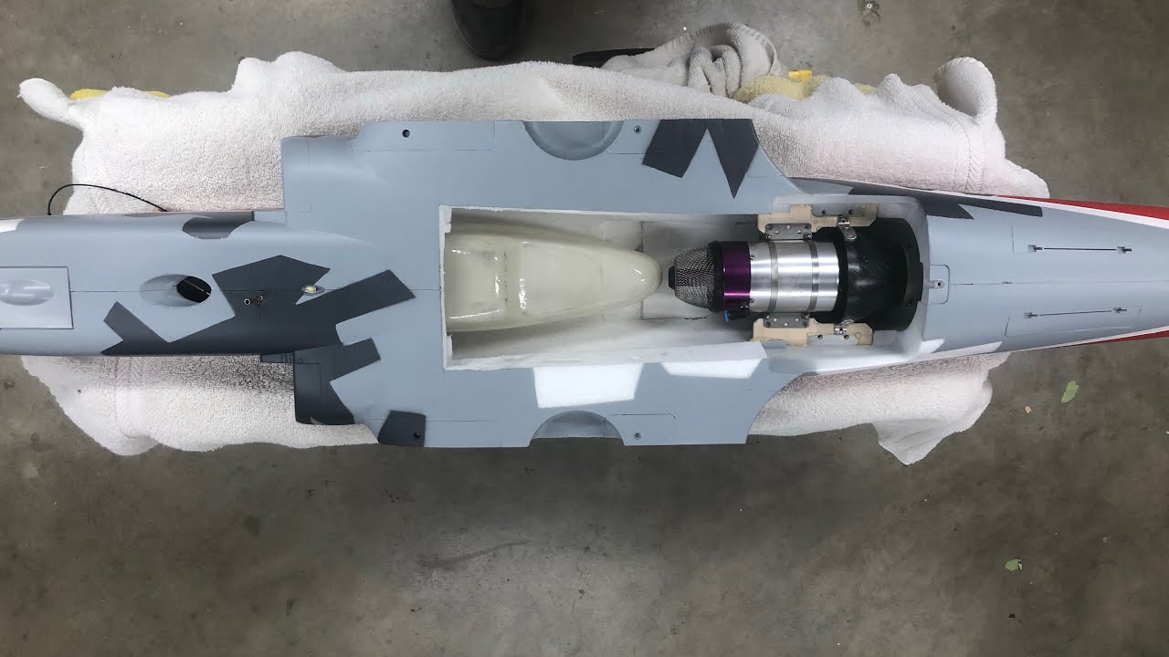 Eflight 90mm Viper Jet turbine conversion - YouTube