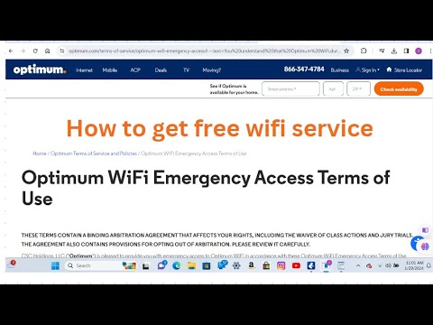 How to get free wifi from Optimum - YouTube