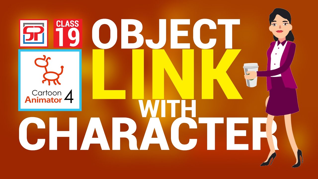 Cartoon Animator 4: Create Object Link with Character | Attaching ...